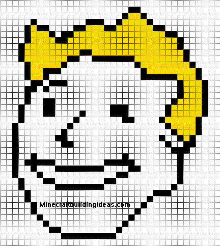 Fallout 3 pixel art | Dessin Facile, Modèle Difficile, Jeux Vidéos