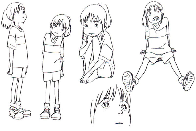 Spirited Away concept art 06 | 스케치, 일러스트레이션, 지브리 스튜디오