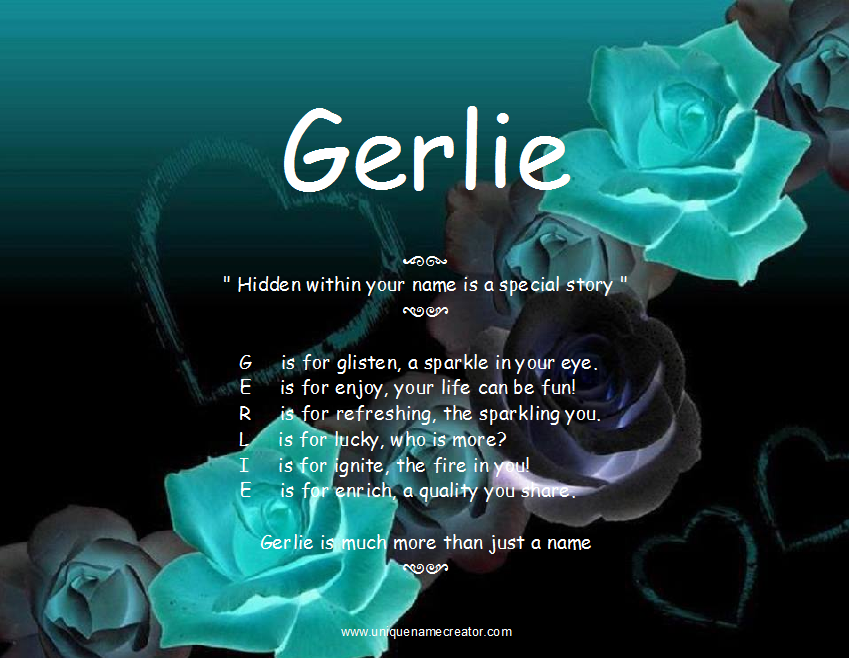 Gerlie | Unique Name Creator
