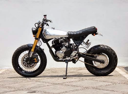 Modifikasi Yamaha Scorpio 225 : The Luminous - Indonesia Motorcycle