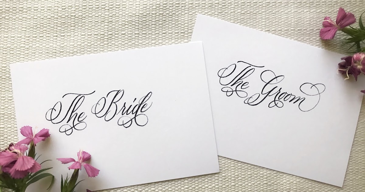 Scribbles by Becca: Latest in Lettering: Wedding Table Stationary!