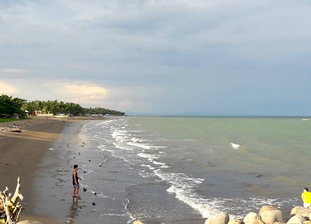 Eye in the Sky: Black Sands of Dawis Beach (Digos City, Davao del Sur)