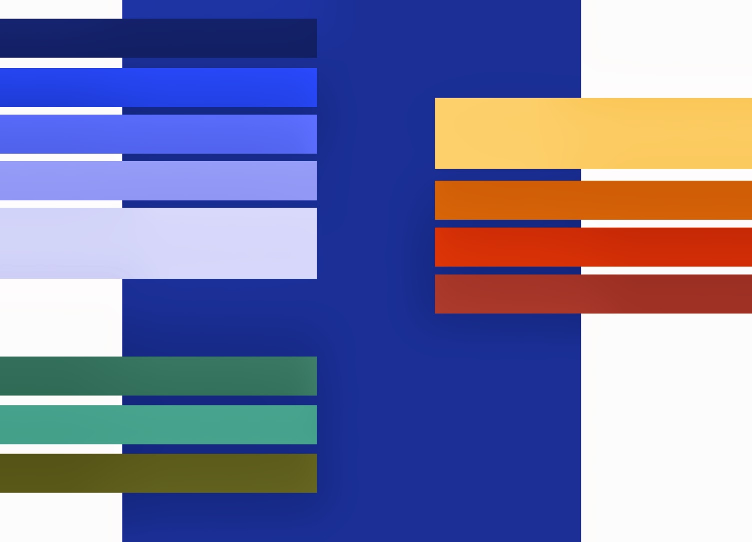 Color circular: Paleta de color de "Ventana de Tánger" de Henri Matisse