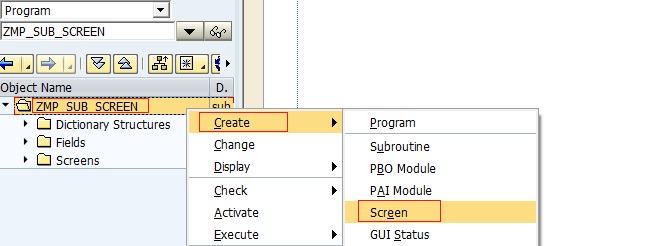 TECHSAP : Sub Screen Use in Module Pool Program