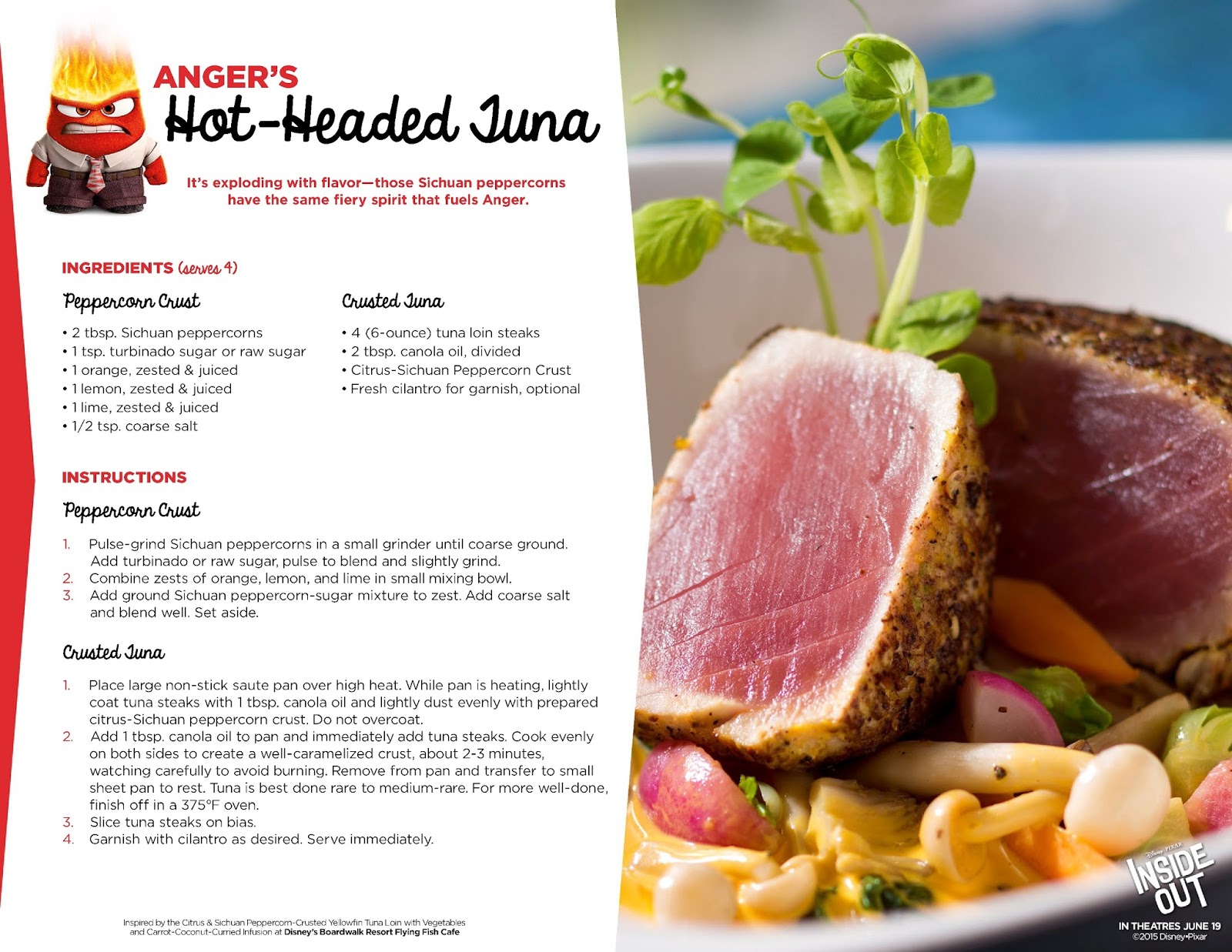 5 Yummy Recipes Inspired by the Disney Movie Inside Out