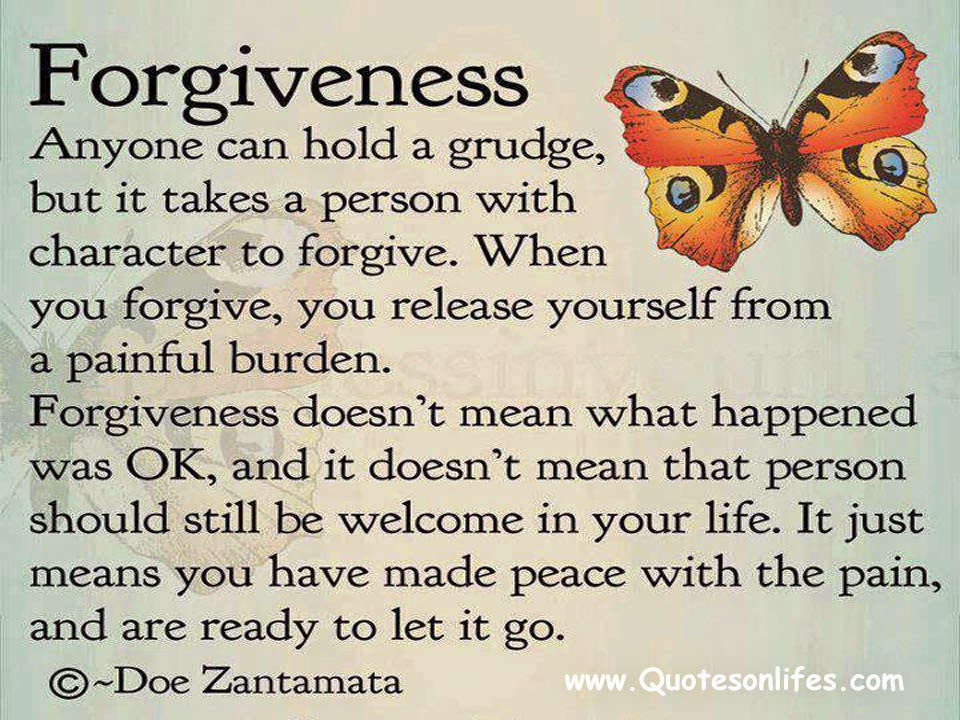 Quotes About Life | Life Quotes: Forgiveness Anyone can hold a grudge