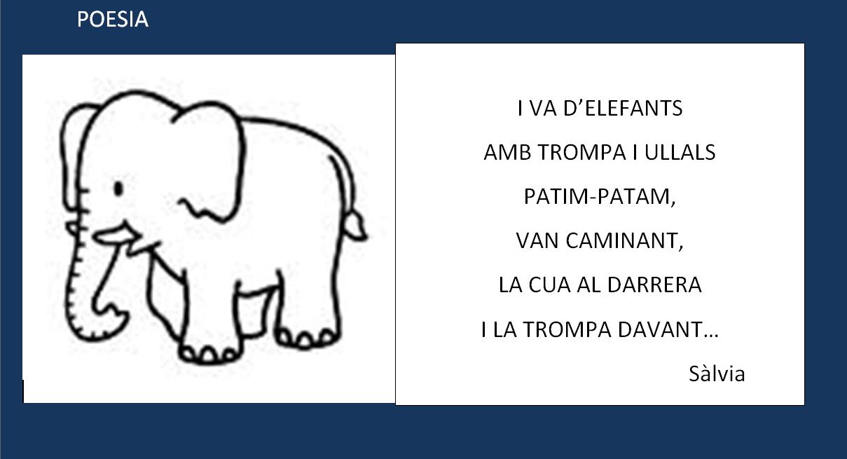 Descoberta de l'entorn: POESIA DE L'ELEFANT