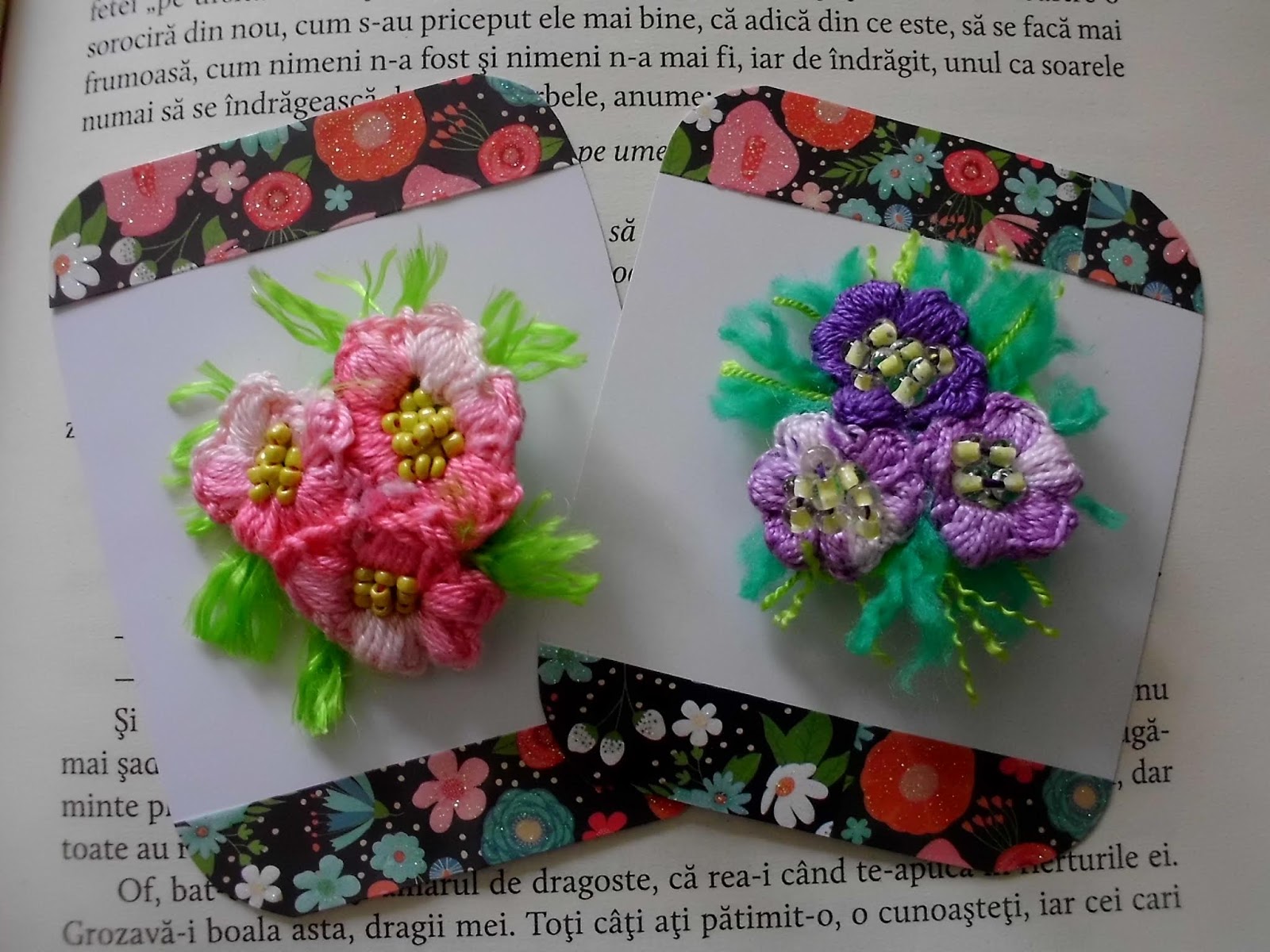 Amazing Handmade Little Things : "Aroma de primavara"🌸💐 Brose din flori ...