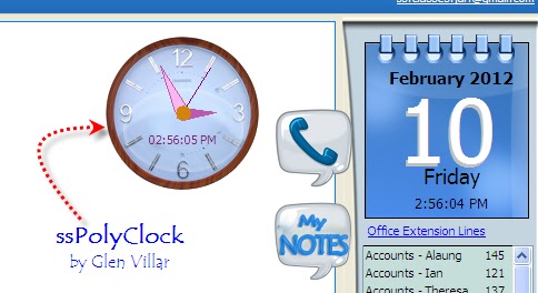 Sandstorm's Blog (Home of ssUltimate Library): ssPolyClock - a 100% VFP ...