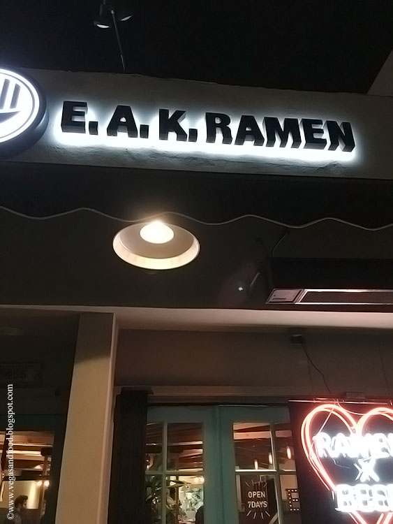 E.A.K. Ramen - Los Angeles - Vegas and Food