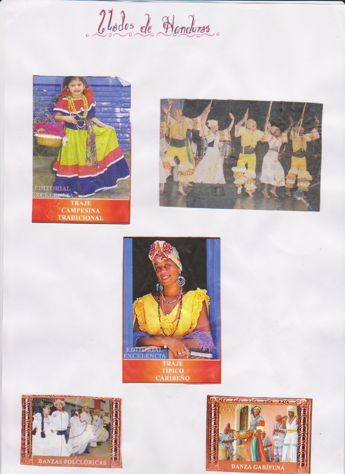 Rafael Rubio: El Folklore: Trajes Típicos de Honduras