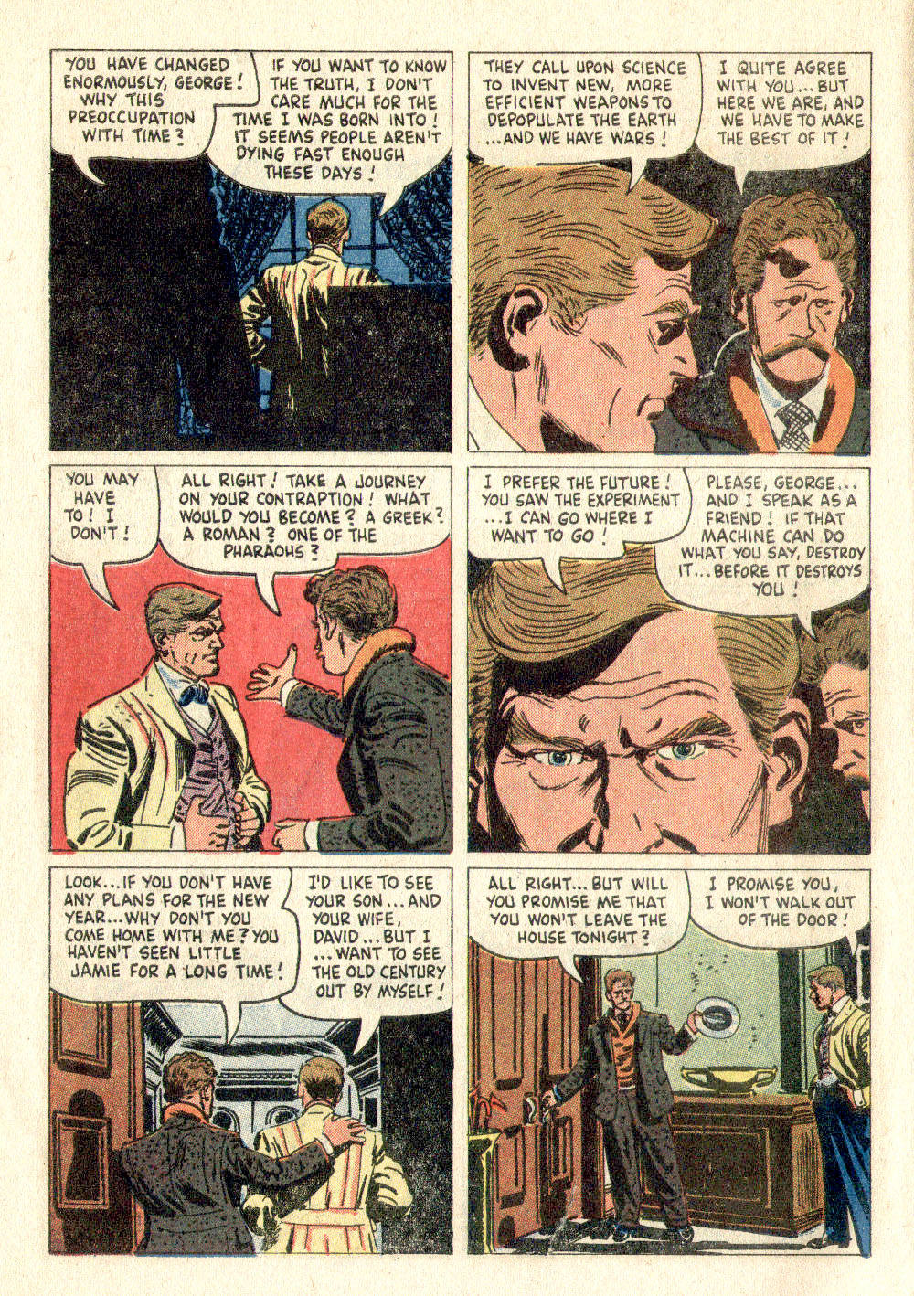 The ALEX TOTH archives: TOTH - FOUR COLOR COMICS 1085 The Time Machine ...
