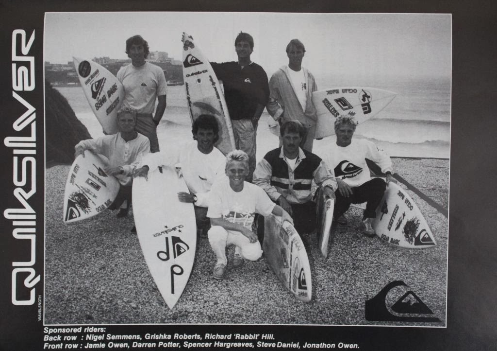 vintage surfboard collector UK: late 80s surf fashion