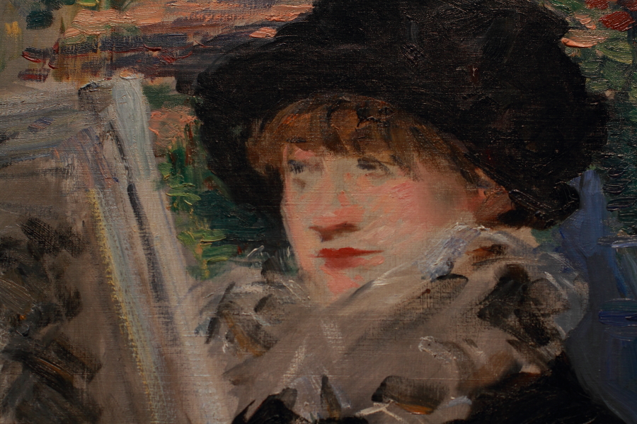 Just People: The Chicago Museum of Art: Paintings: Manet's "Woman Reading"