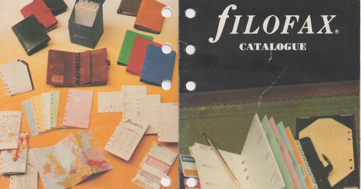 Philofaxy: Filofax Catalogue 1984