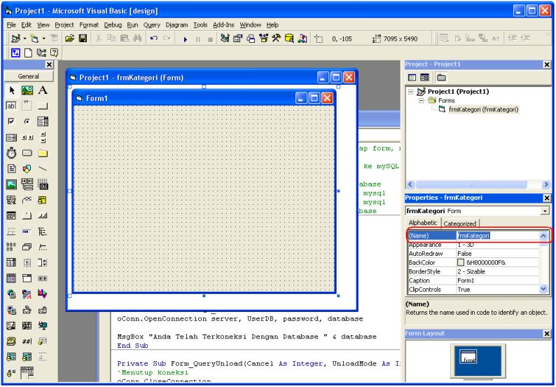 Vb6 Mysql Menampilkan Data Di Datagrid