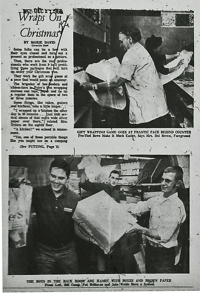 South Belt Houston Digital History Archive: Foley's Gift Wrapping ...