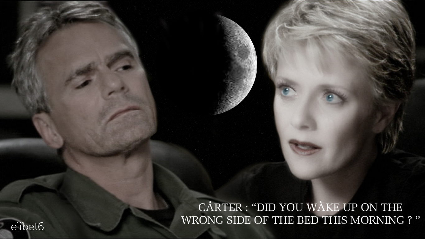 STARGATE SG-1 : SAM and JACK. : STARGATE SG-1 : JACK is ANGRY