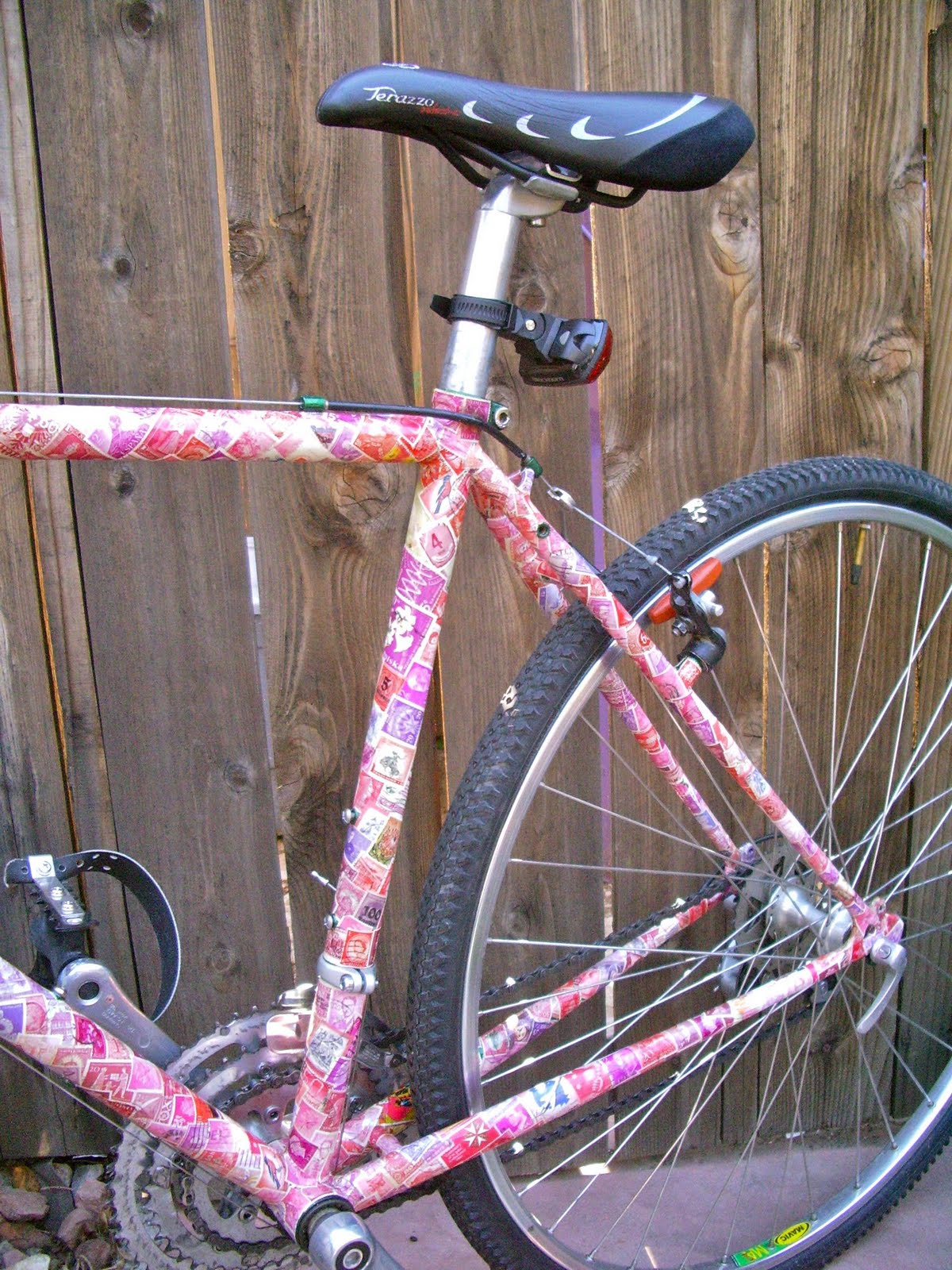 Studio6or7: Bianchi Bike Collage Art Project- Finished!