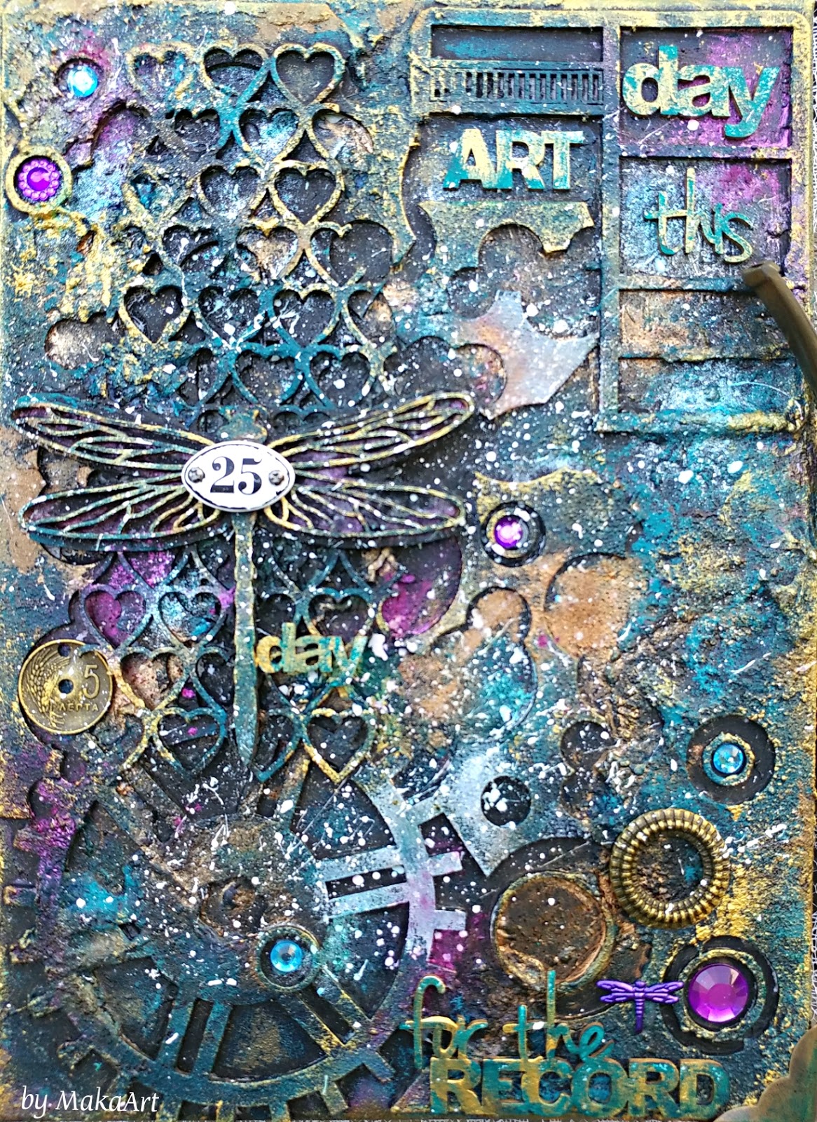 My journey through the mixed media world...: Recycled Mixed Media Box ...