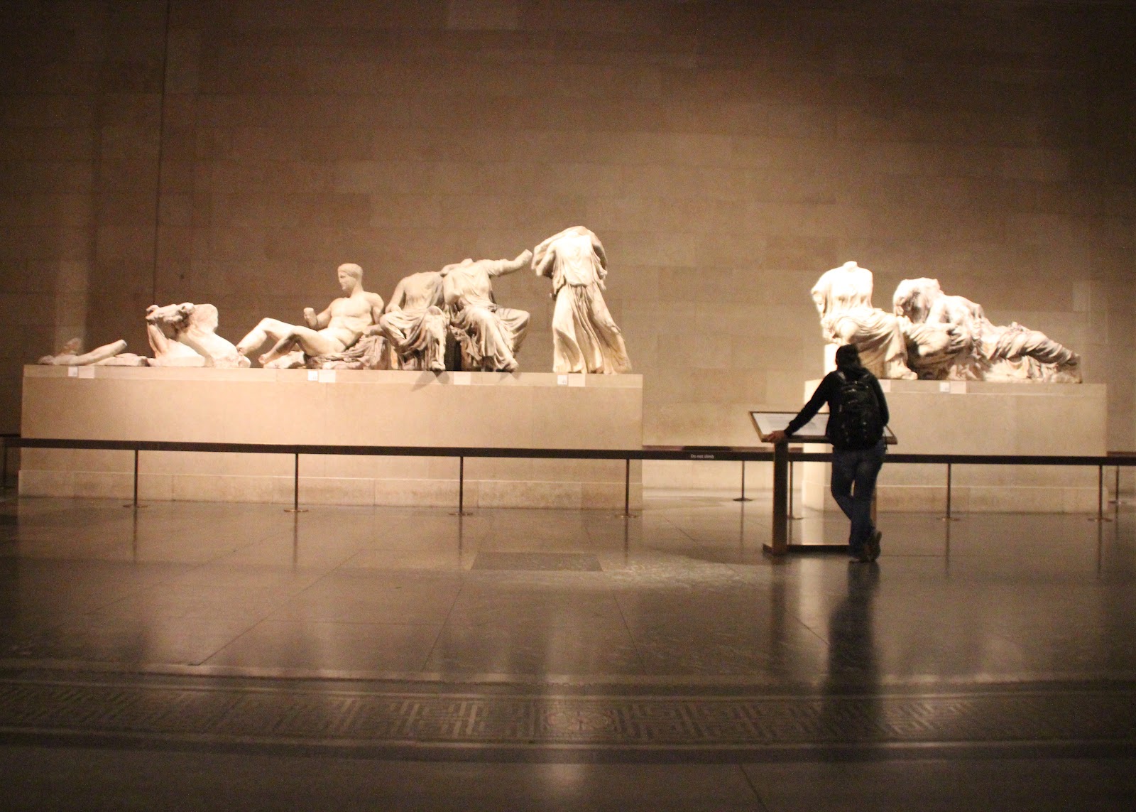 The Mr. Hunter Wall: The Parthenon Sculptures (aka the "Elgin Marbles")