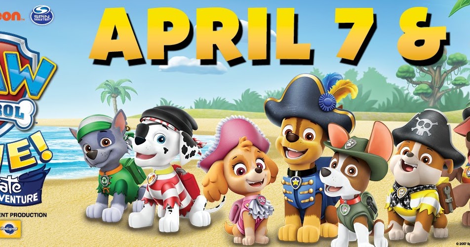 NickALive!: PAW Patrol Live! "The Great Pirate Adventure" To Visit ...