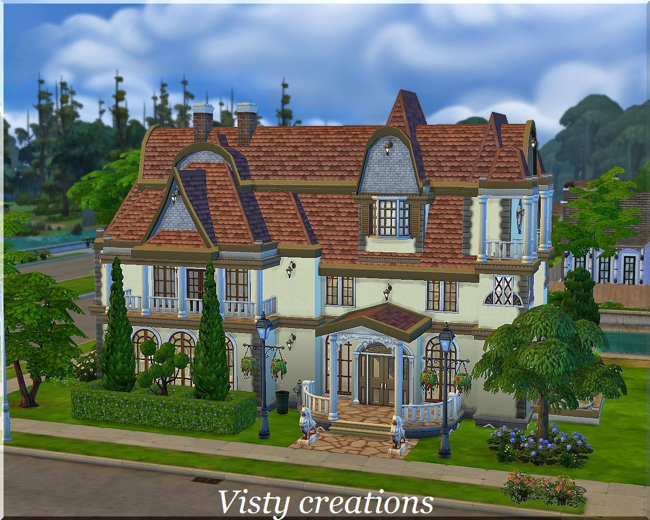 Visty-6-The Sims 4 creations: French manor