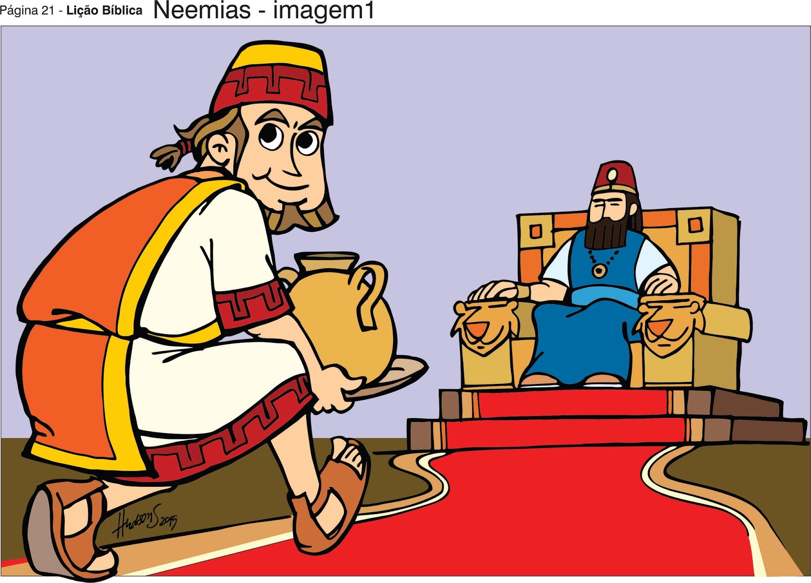 A água da vida Jesus: Lição Bíblica – Neemias e a reconstrução do muro ...
