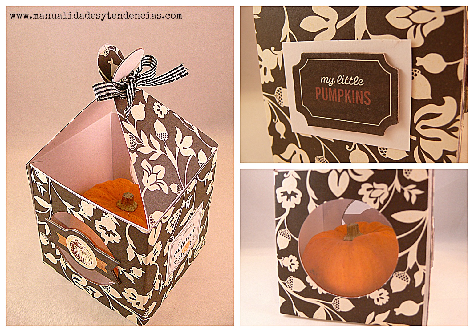Manualidades y tendencias: Caja de regalo otoñal / Fall packaging