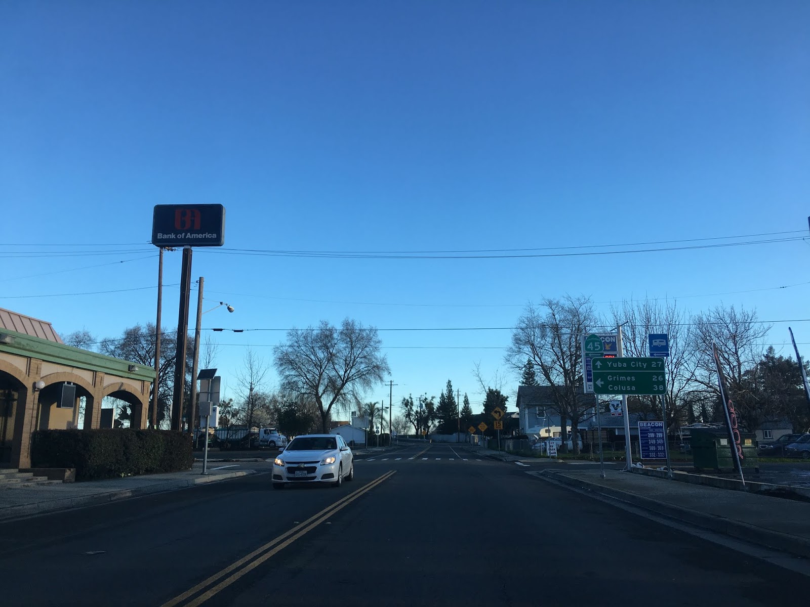 California State Route 113; a little bit of vintage US 40, US 40A, US ...