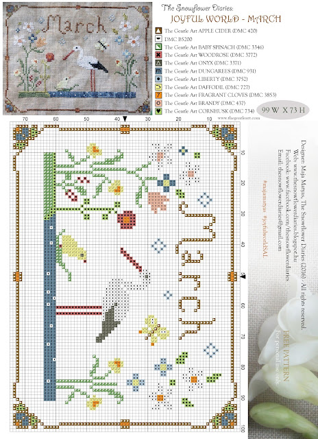 JOYFUL WORLD - MARCH (free pattern)