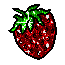 Apaixonados por gifs: Gifs de lindos morangos com brilho glitter!