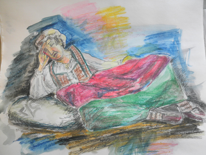 Festive Fibers: Costumed Life Drawing