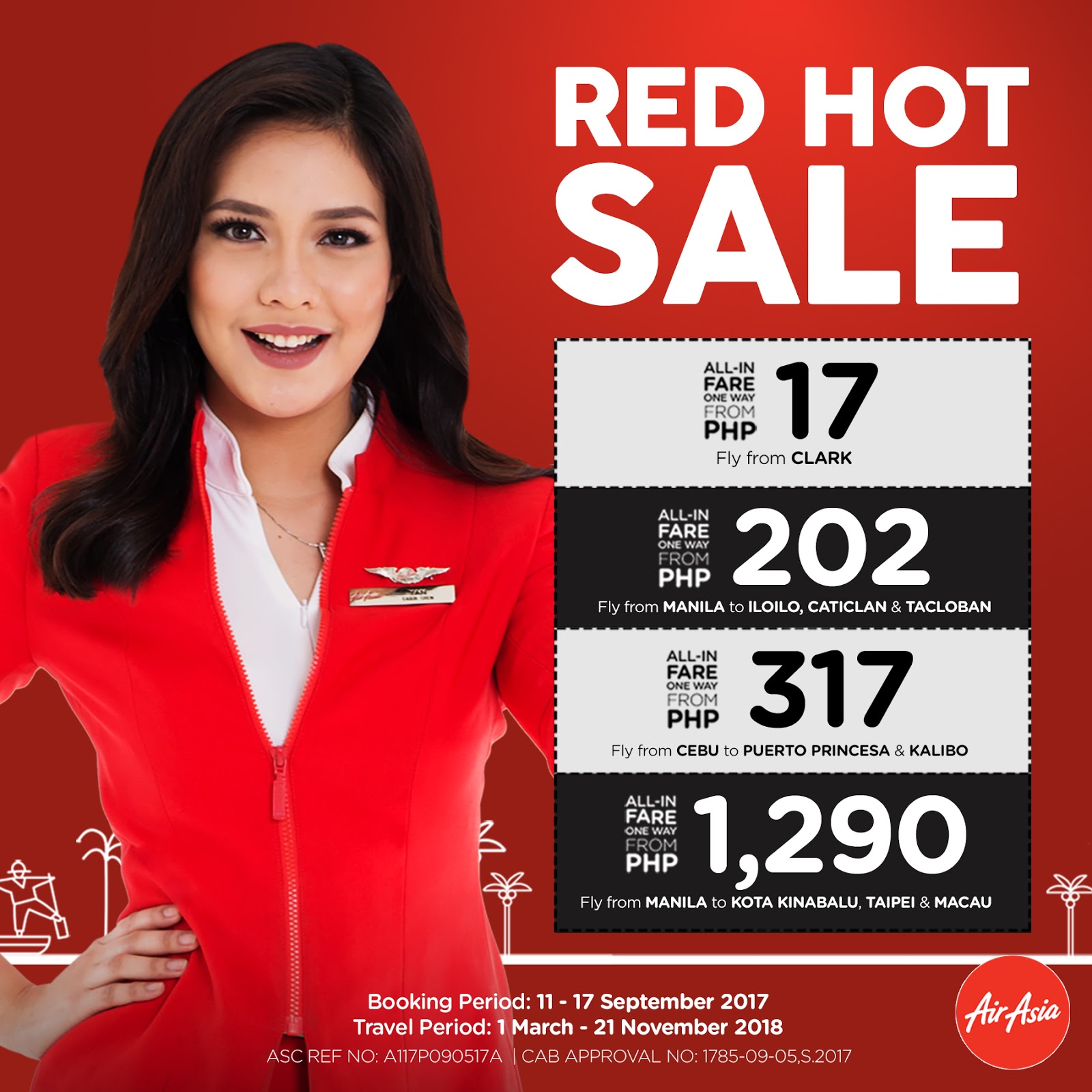 AirAsia’s Red Hot Sale is back, fly from as low as P17!