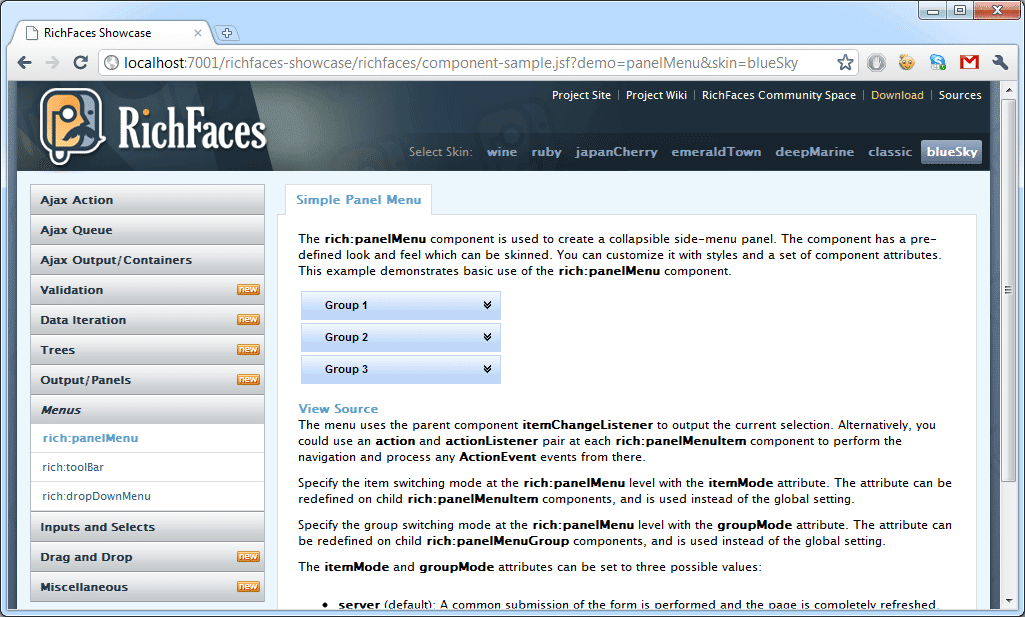 Running RichFaces 4.0.0.Final Showcase on WebLogic Server