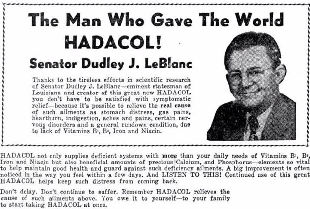 Early Cajun Music: "La Valse De Hadacol" - Happy, Doc, & The Hadacol Boys