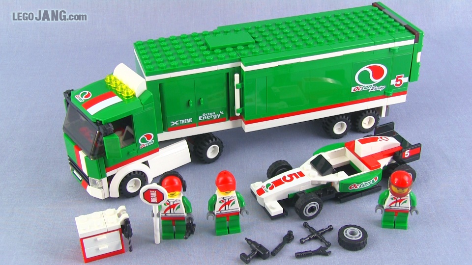 LEGO City Gran Prix Truck 60025 set build & review!