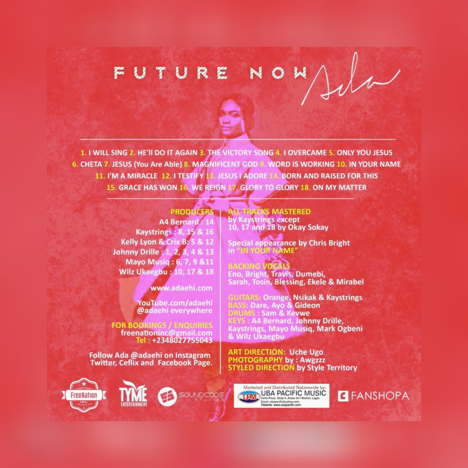 Download. ADA " future now " full album ~ DREAM MUSICX