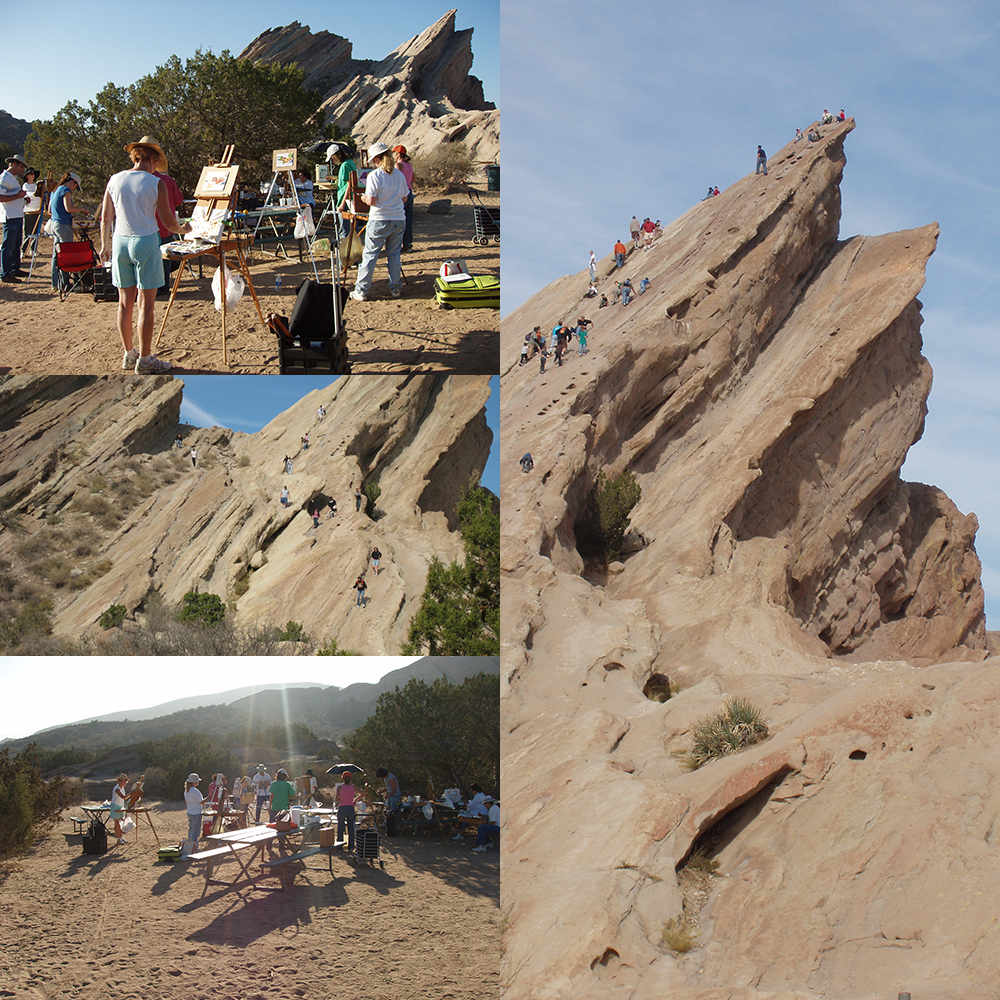 TOM BROWN FINE ART: VASQUEZ ROCKS, MOVIE SITE by TOM BROWN