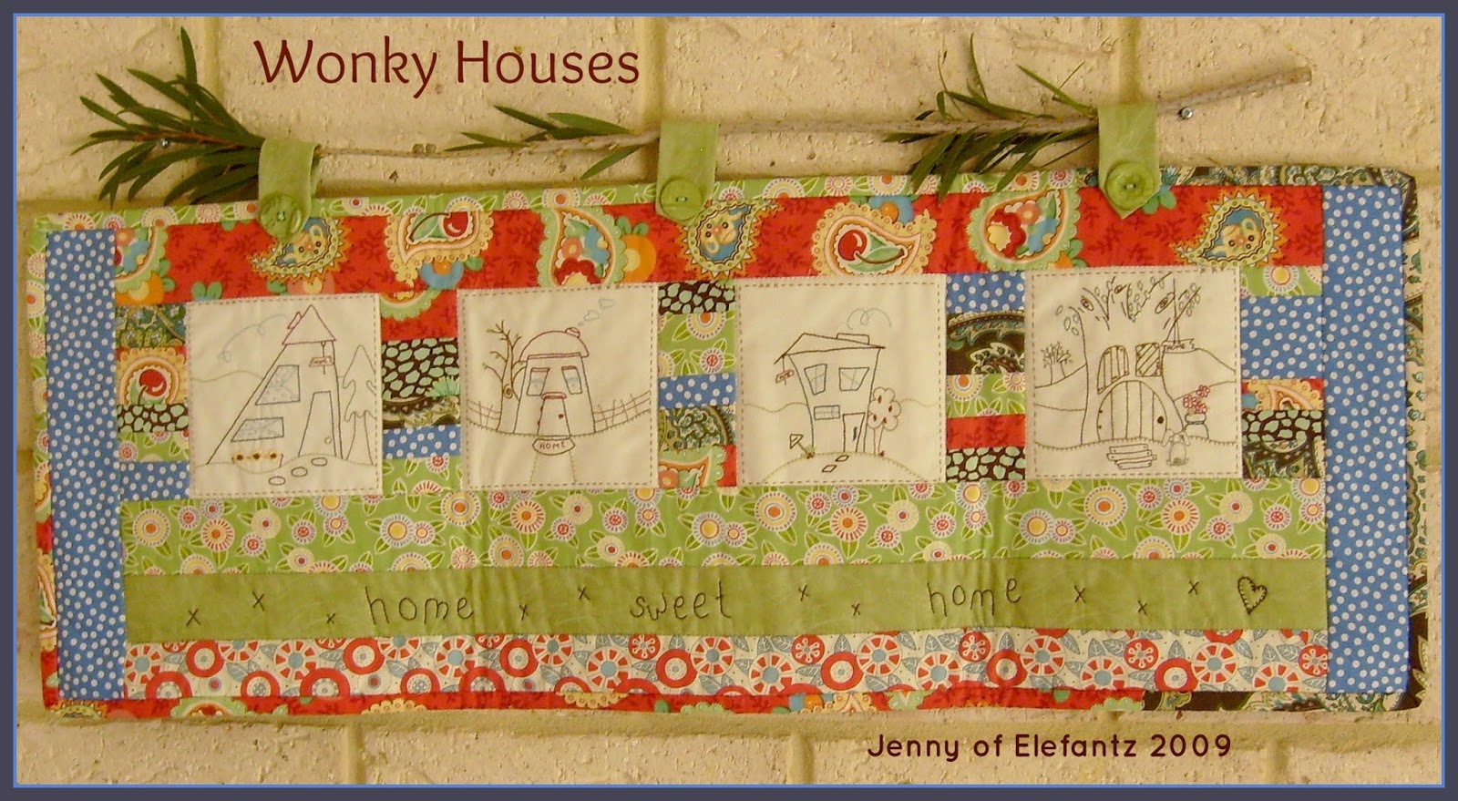 Jenny of ELEFANTZ: The Final Block of Wonky Houses!