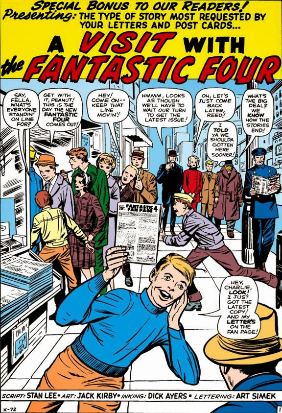 The Peerless Power of Comics!: A Visit With The Fantastic Four!