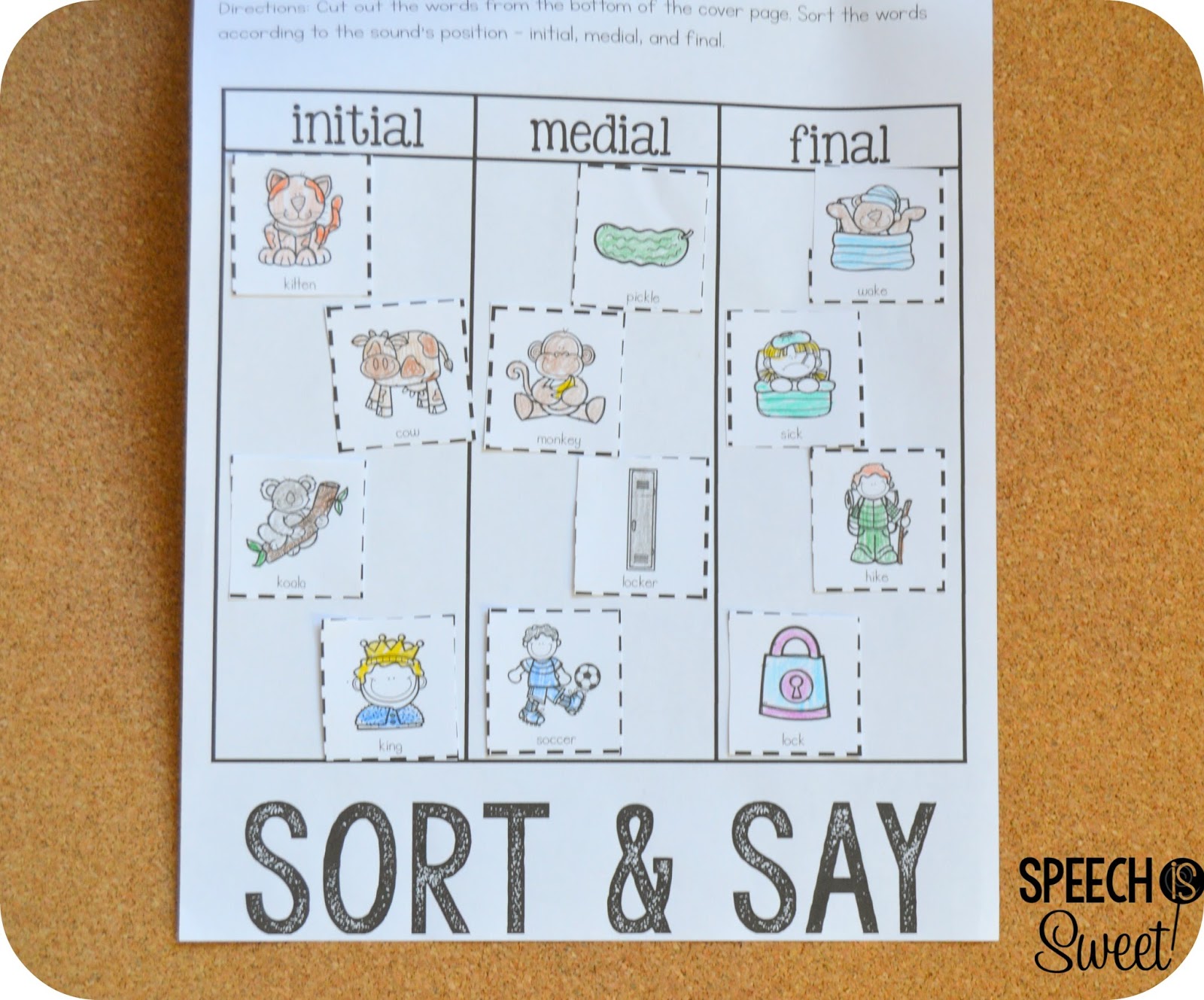 Articulation Flip Books - Speech is Sweet