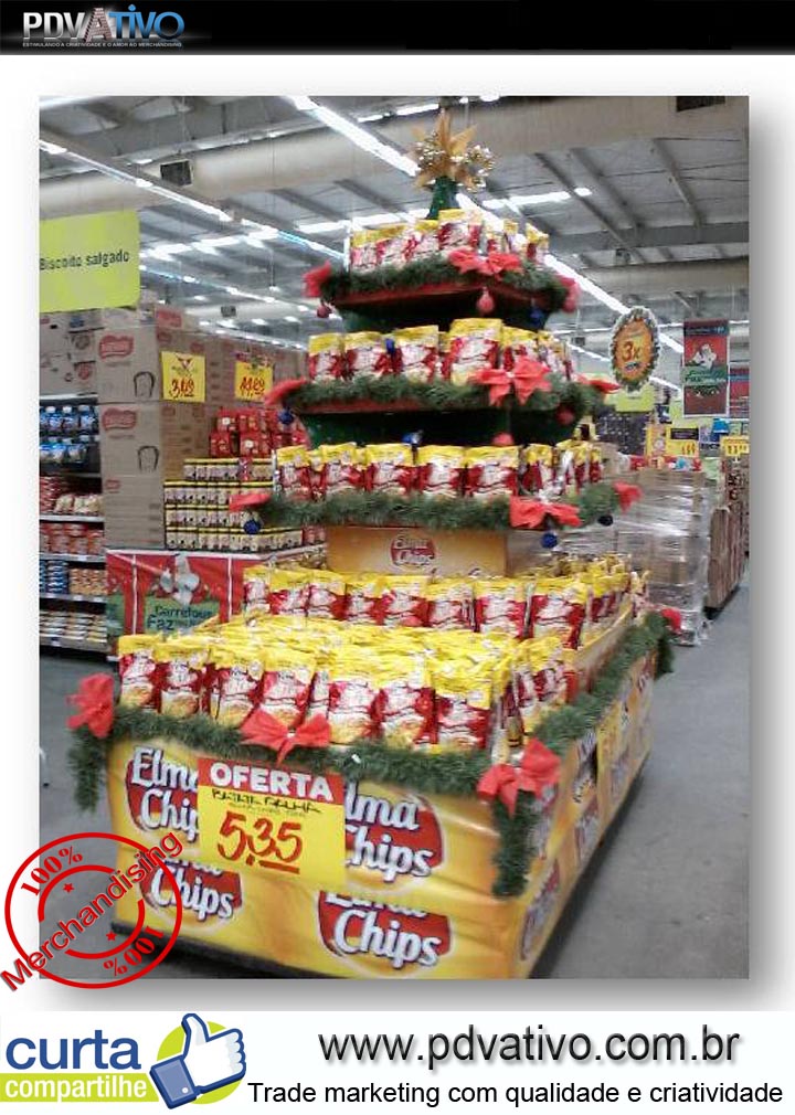 Trabalho de Merchandising Elma Chips ~ PDV Ativo
