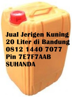 Biji Plastik Pellet: Jual Jerigen Kuning 20 Liter di Bandung