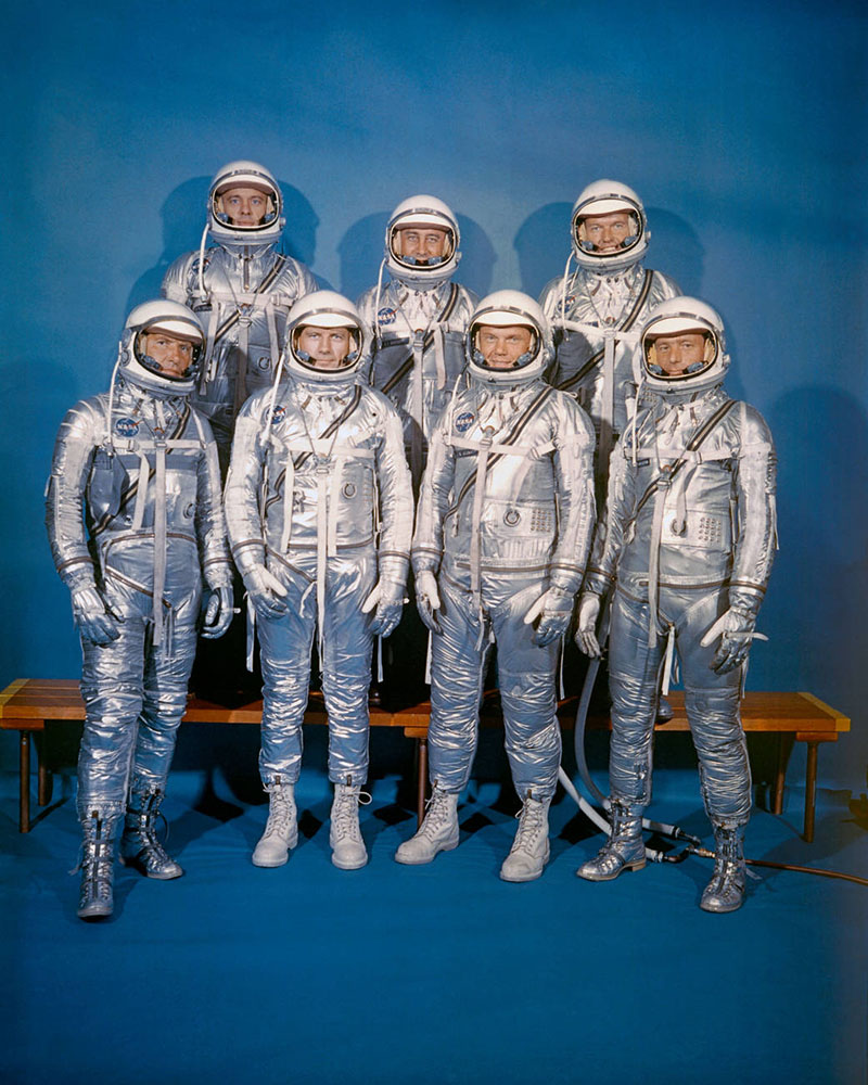 The Original Seven – America's First Astronauts ~ Vintage Everyday