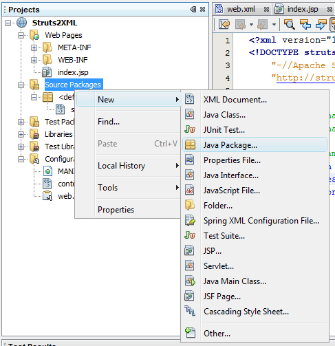 Tutoriales de Programacion Java: Struts 2 - Parte 1: Configuración