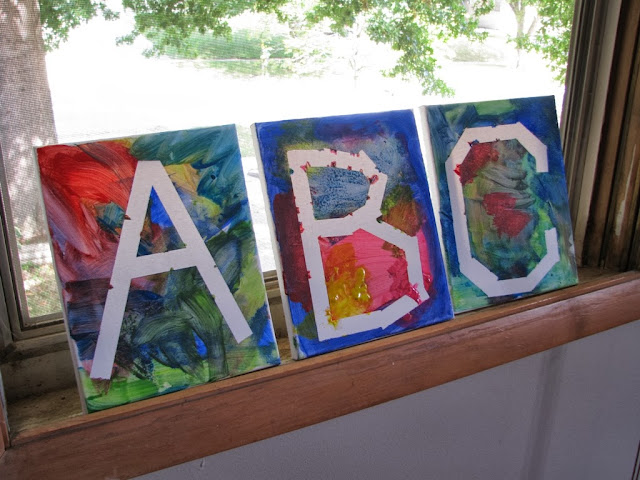 Beauty 4 Ashes: Initial Canvasses {DIY Art}