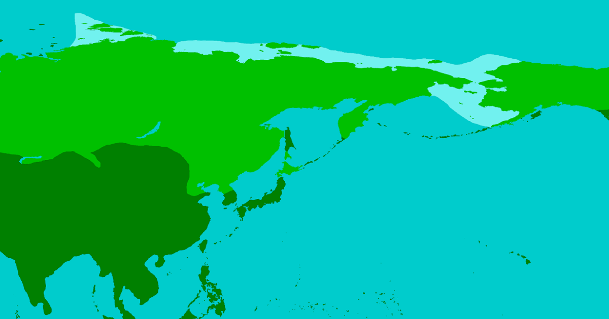 Abe's Animals: Woolly mammoth range map