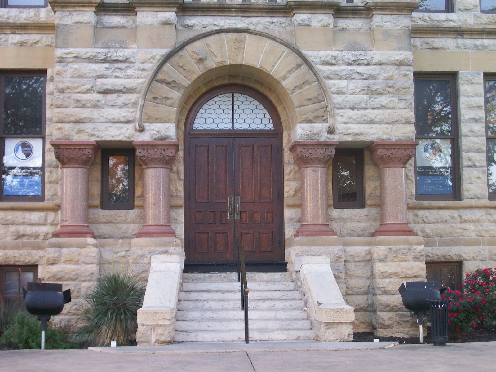 View from the Passenger Window: Denton's Courthouse Museum Square