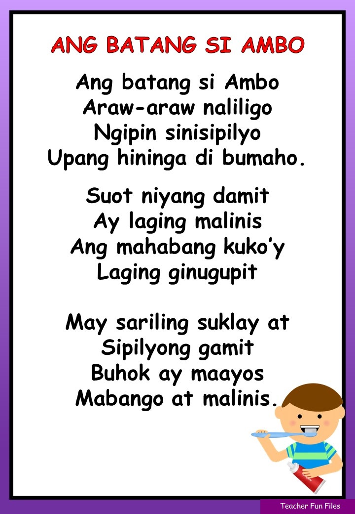 Teacher Fun Files: Tagalog Reading Passages 15